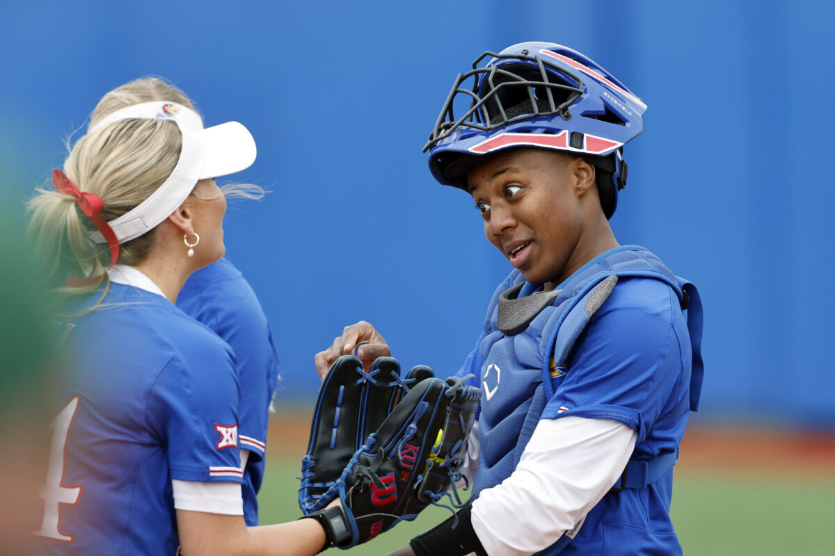 KU softball sweeps ranked Baylor - KU Sports